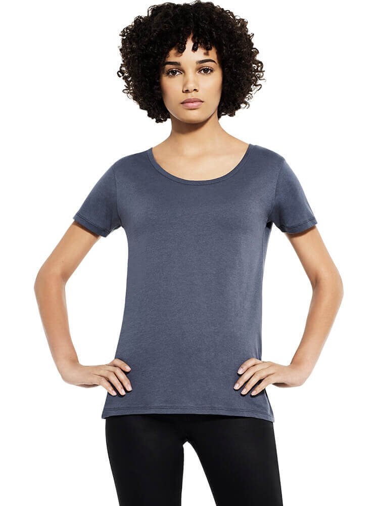 Earth Positive Open Neck T-Shirt XEP09 | UK Printing Fifth Column